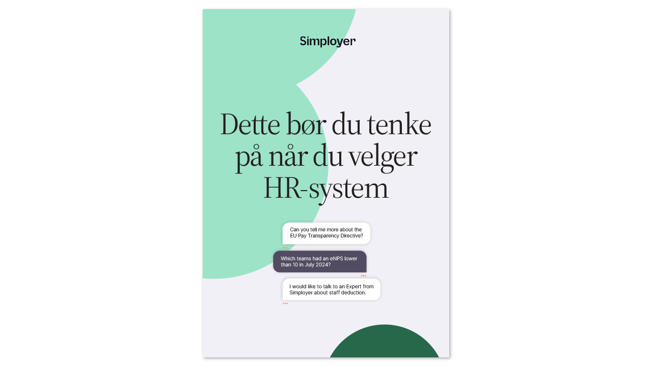 Dette bør du tenke på når du velger HRM-system